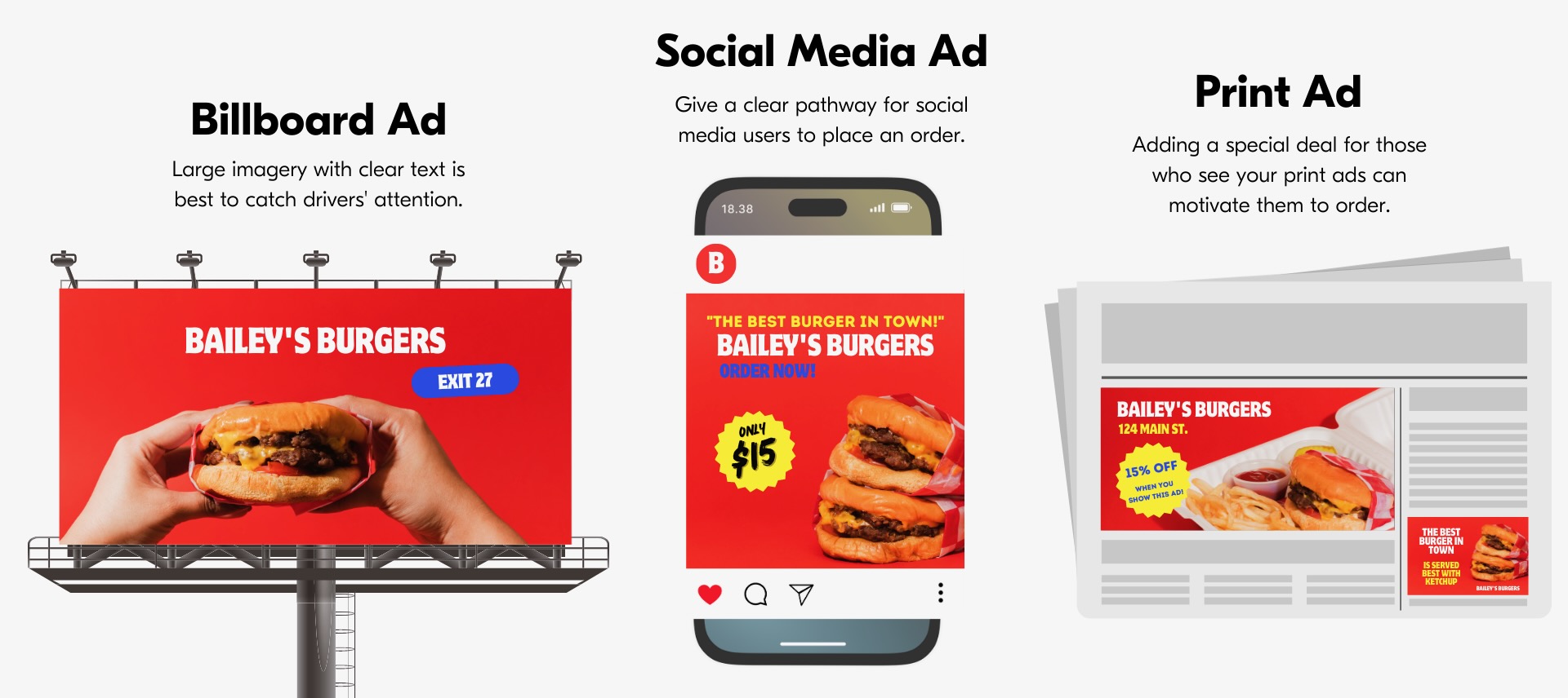Restaurant advertisement: growing awareness of your brand | Grubhub