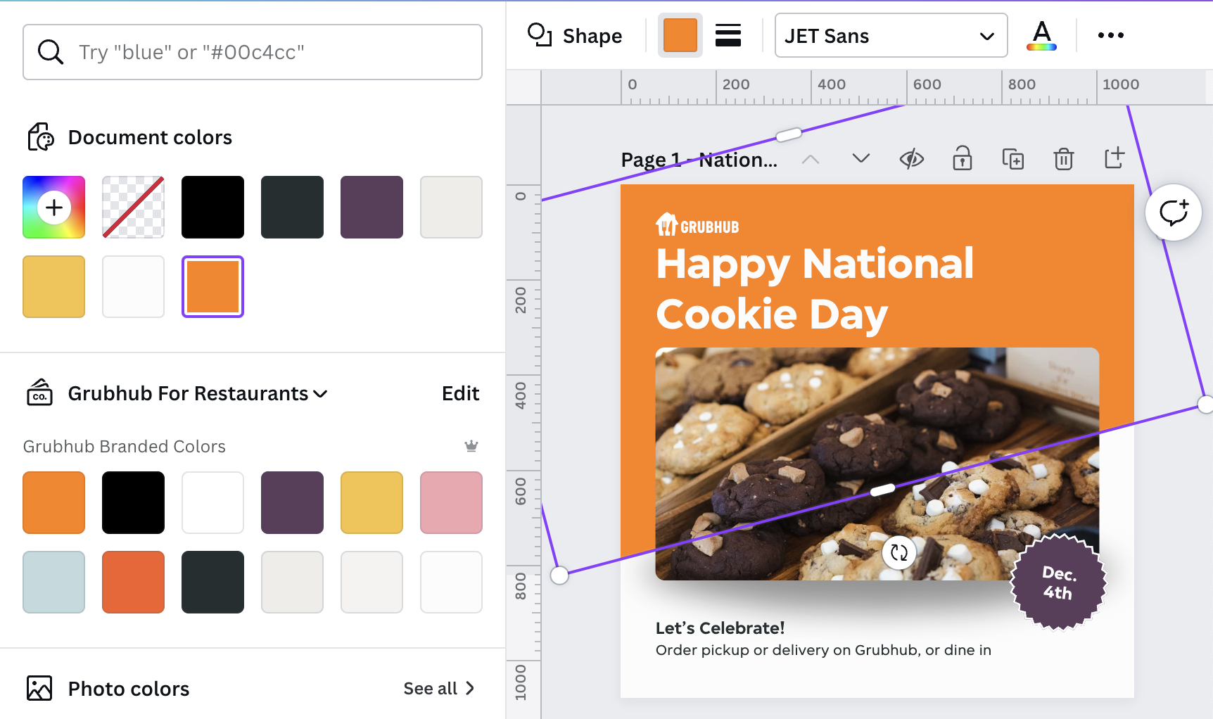 How to use Grubhub’s restaurant social media templates | Grubhub