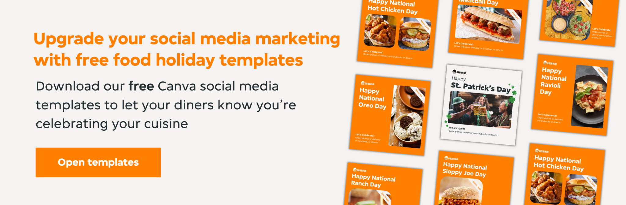 13 March food holidays for restaurants | Grubhub